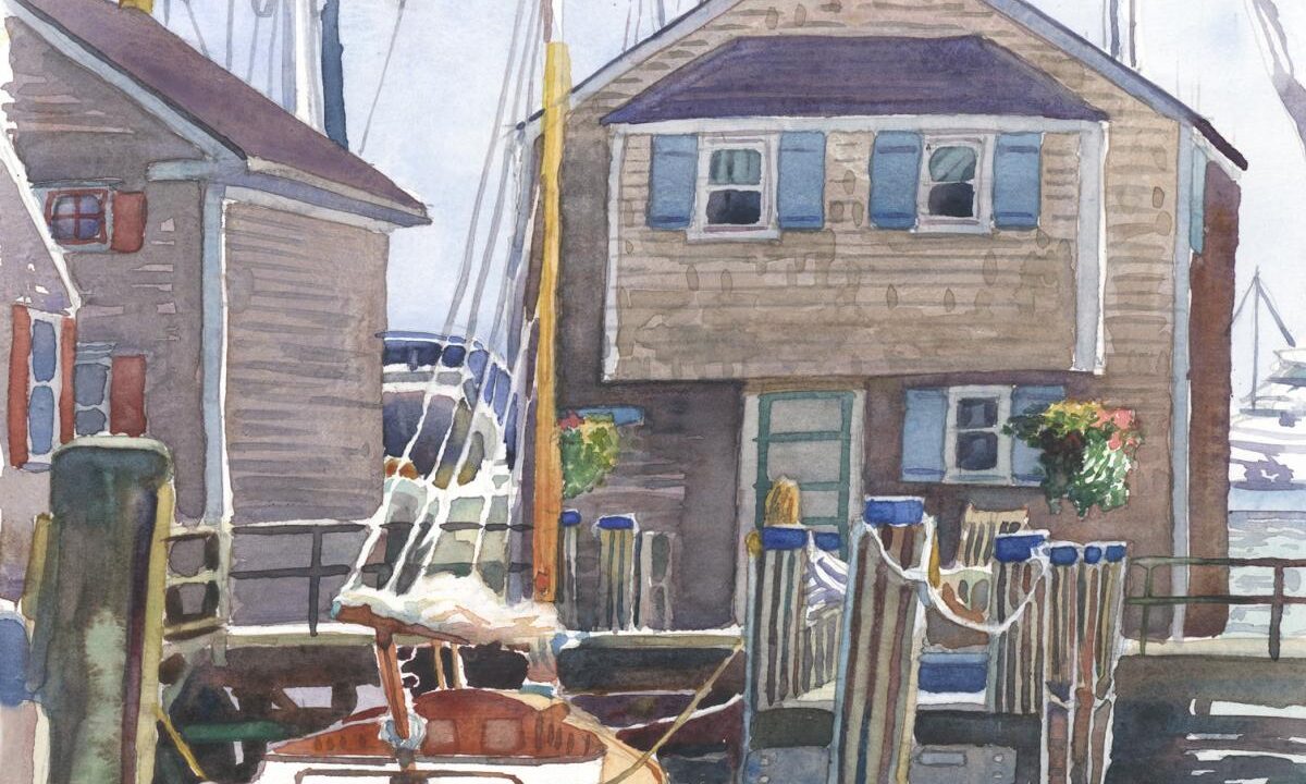 Awaiting a Row-Ketcham's Canoe - Frank M. Costantino