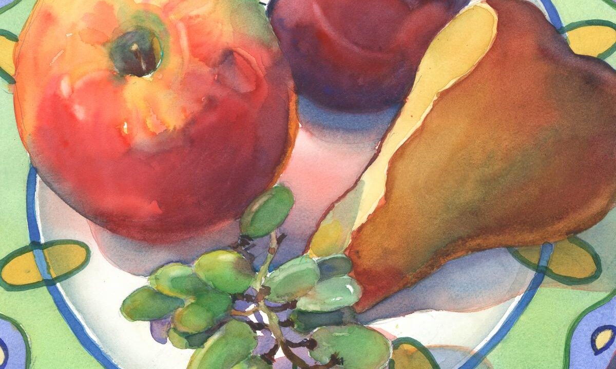 Plated Fruit Study - Frank M. Costantino